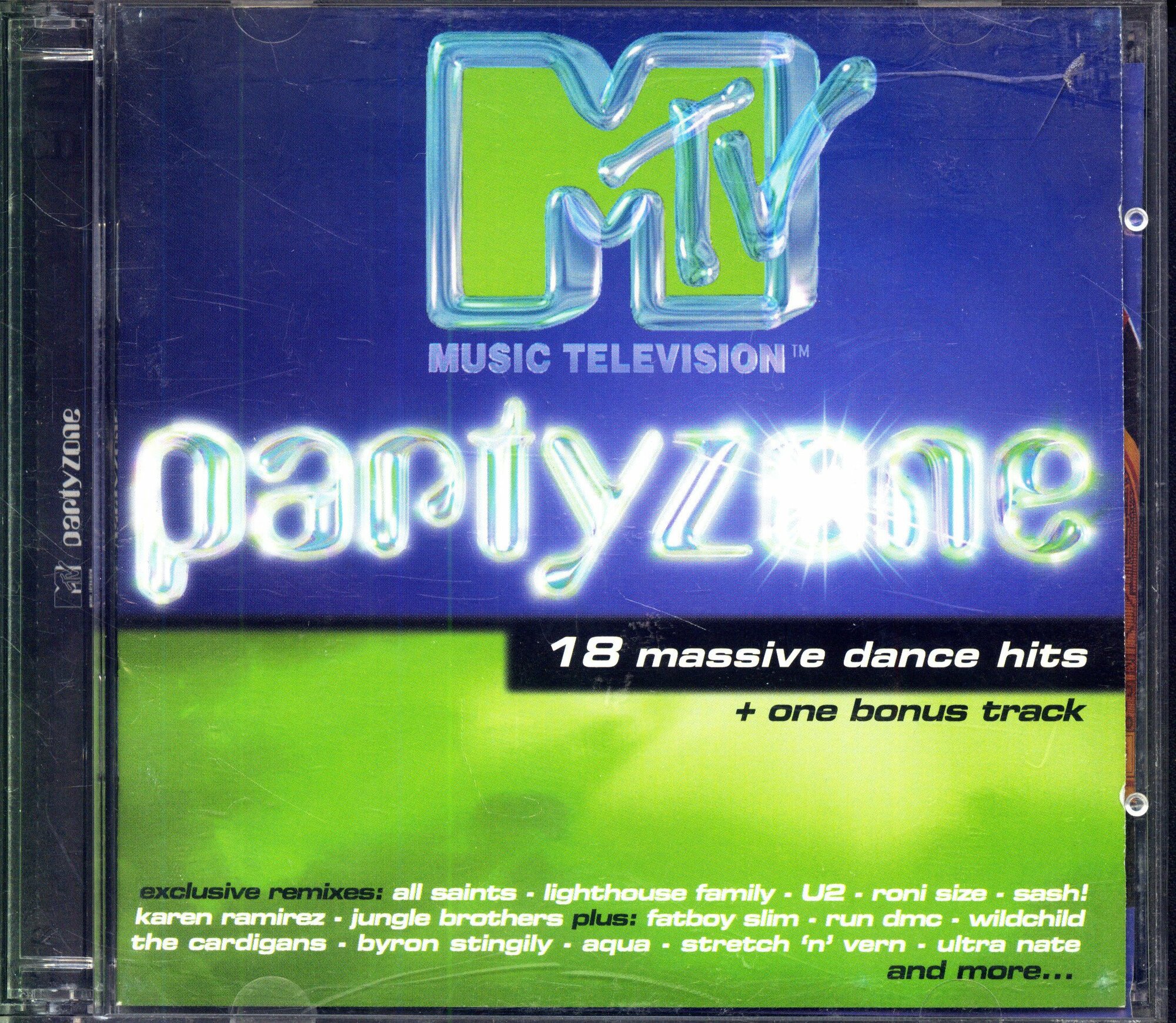 MTV Party Zone - 18 Massive Dance Hits + One Bonus Track (Indonesia, Polygram Records, 565 869-2, 1998) 2CD диск