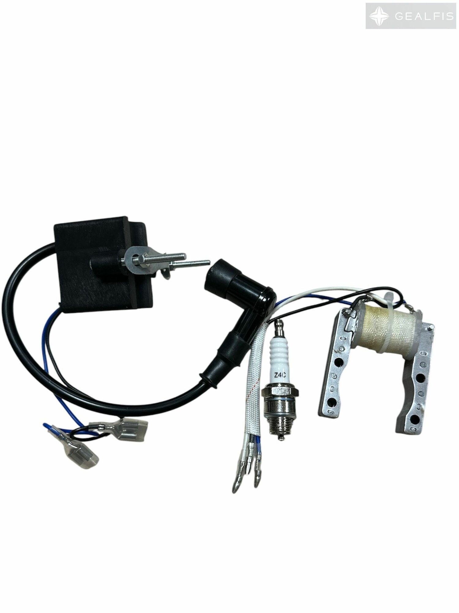 Магнето+катушка+свеча для веломотора F50/F80/F100 "подкова" под 3 провода