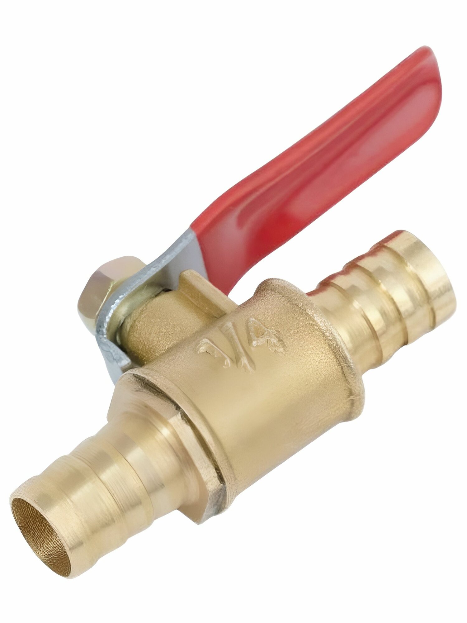 Кран шаровый со штуцером 8 мм латунный, кран для шланга (качество)