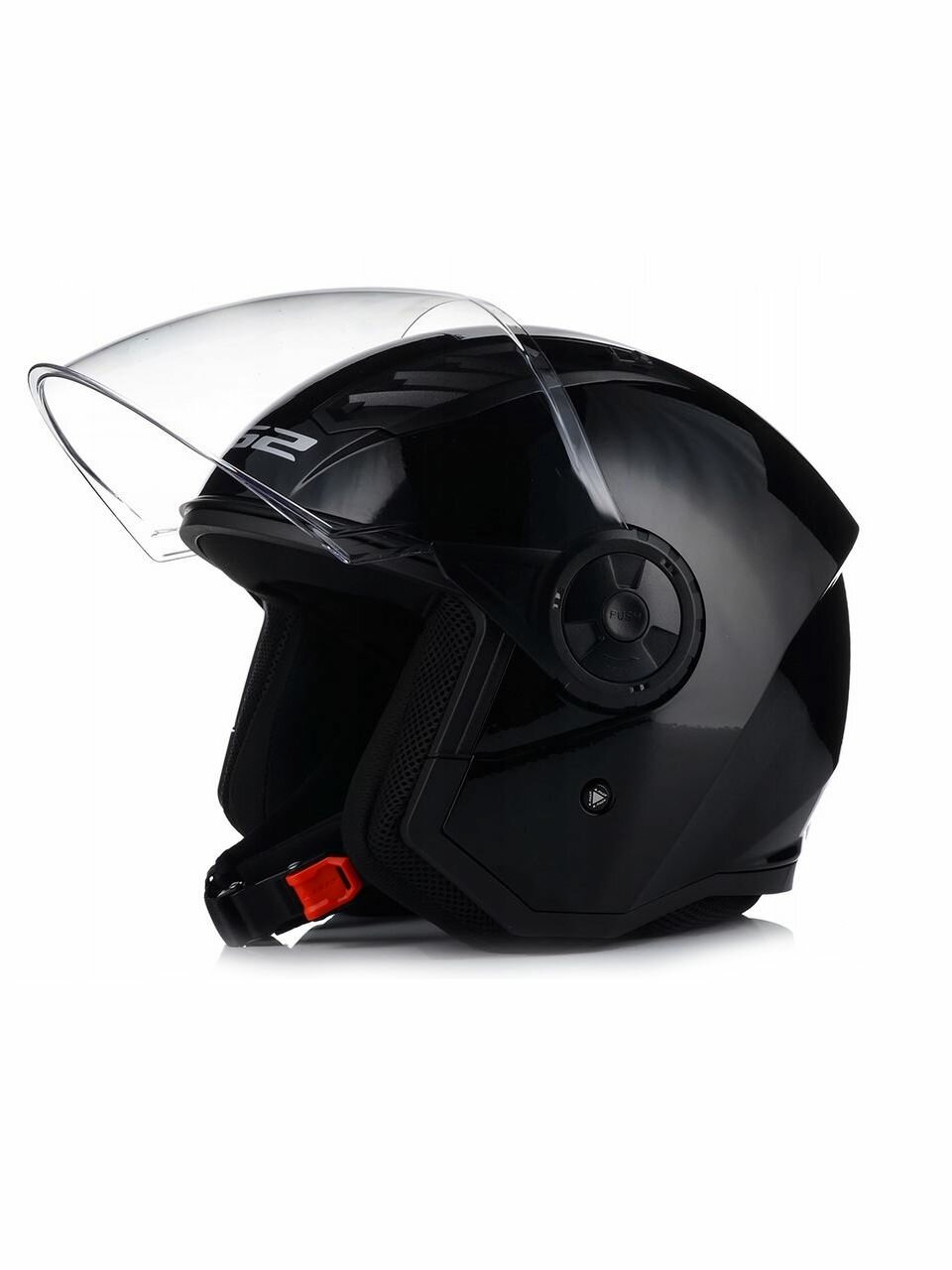 Мотошлем открытый LS2 OF616 Airflow II Solid Black Gloss, размер M