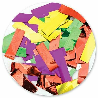 Конфетти КНР фольгированное негорящее разноцветное, 500 г