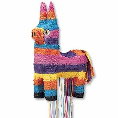 Пиньята весёлая затея Осел с лентами, 56 х 36 х 15 см, бумажная