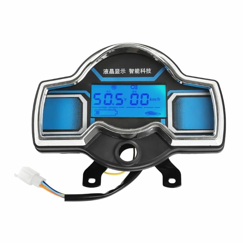 (1 шт.) ЖК-панель приборов для электровелосипеда/трицикла, 48V/60V/72V универсальная только панель