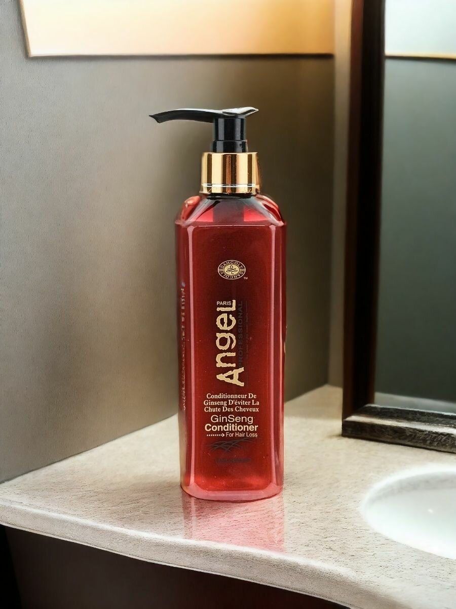 Angel Professional Кондиционер от выпадения волос с экстрактом женьшеня Ginseng Conditioner, 300 мл