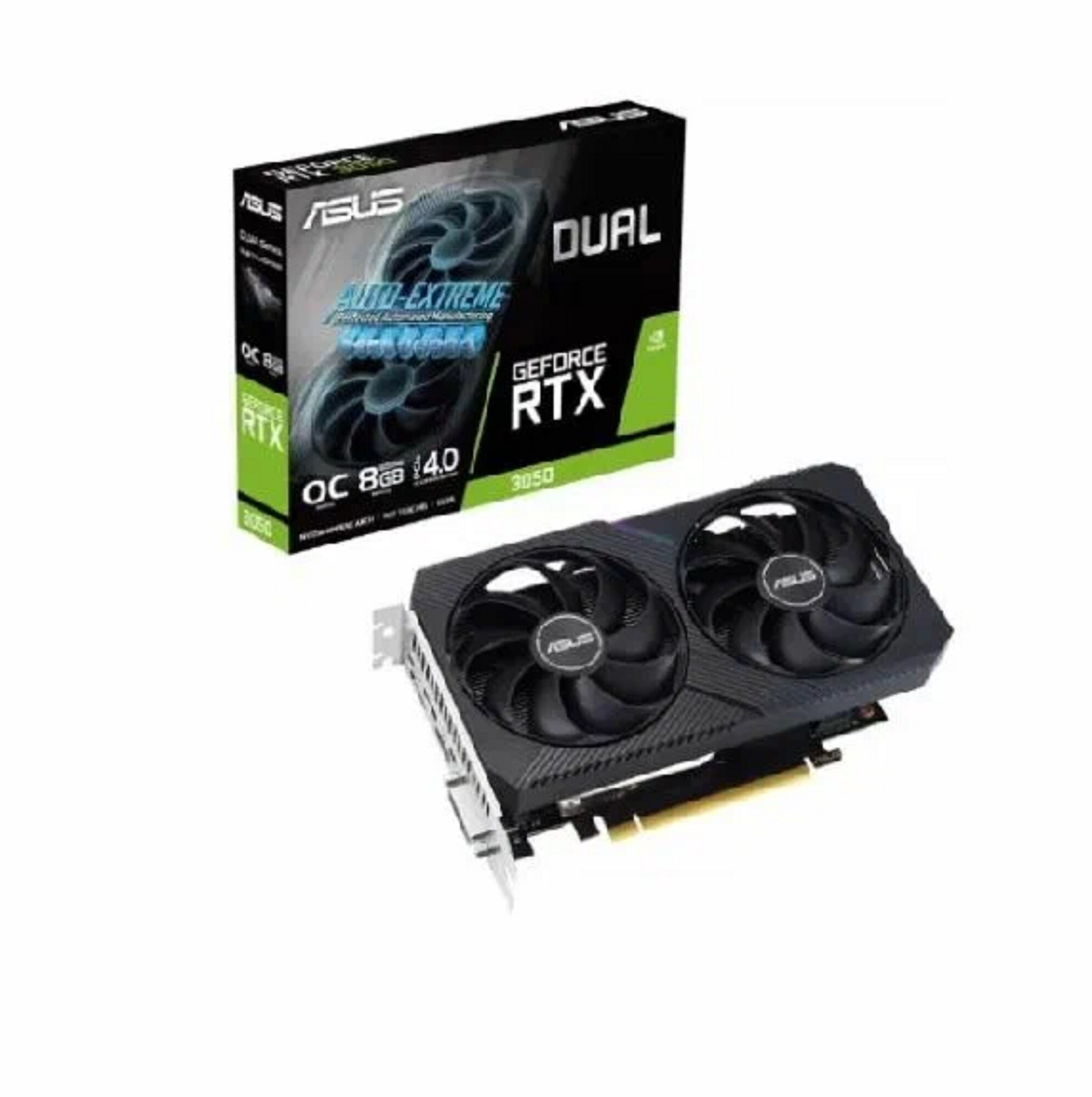 Видеокарта PCI-E ASUS GeForce RTX 3050 (DUAL-RTX3050-O8G-V2)