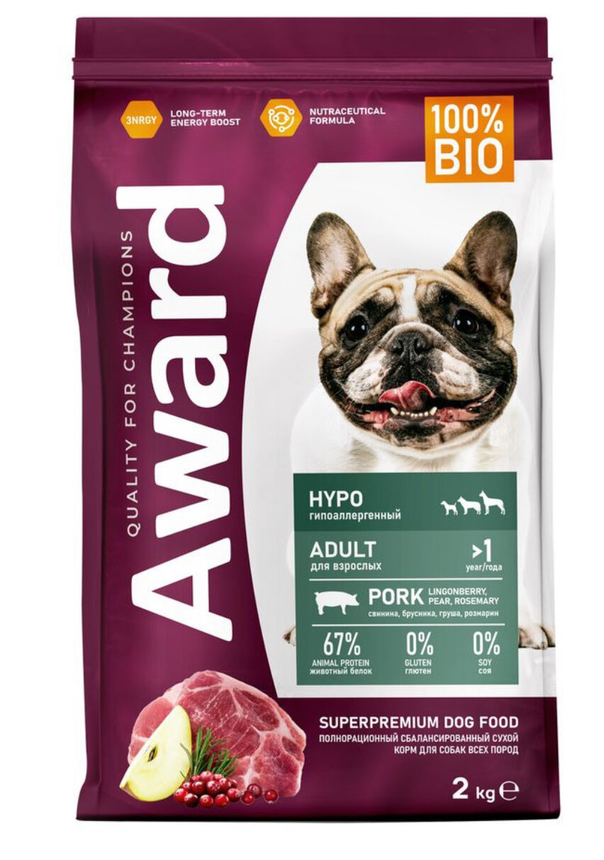 Корм для взрослых собак гипоаллергенный