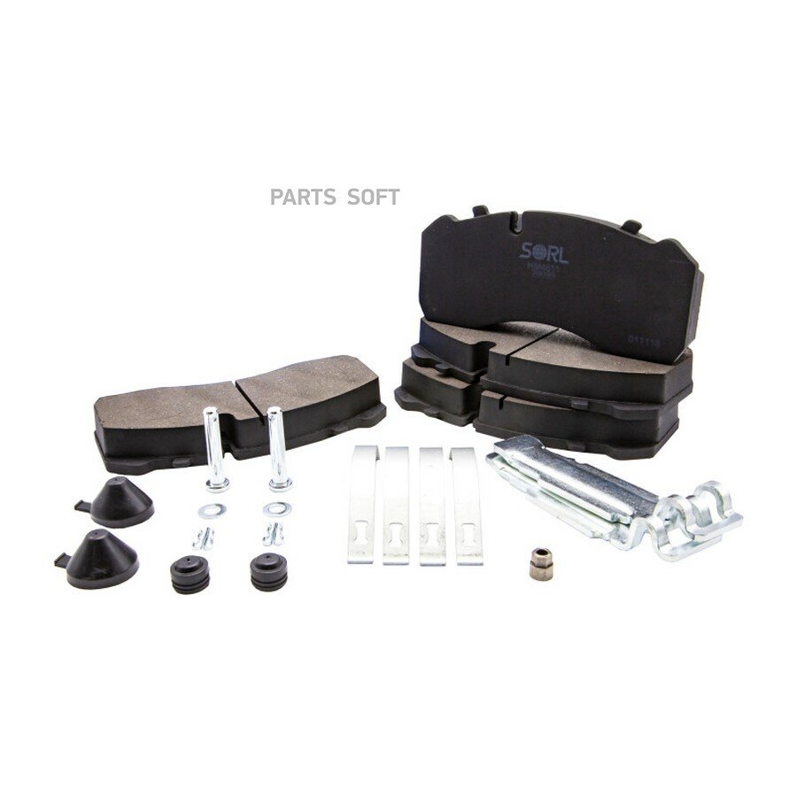 SORL Колодки тормозные дисковые BPW, MAN, MERCEDES-BENZ, SAF (29095)