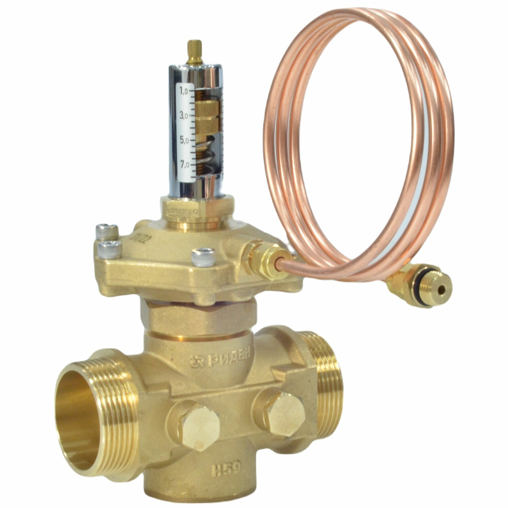 Автоматический балансировочный клапан APT-R с наружной резьбой DN 32 Ридан