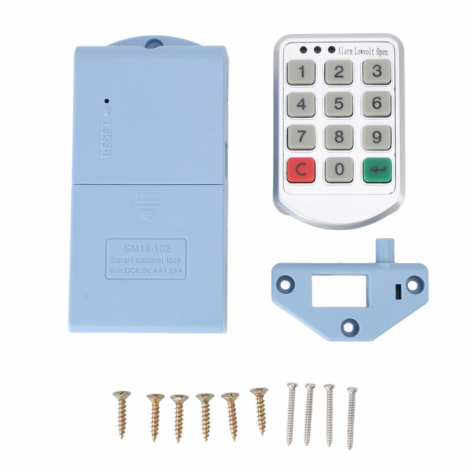 Электронный замок с клавиатурой для ящиков шкафа купе