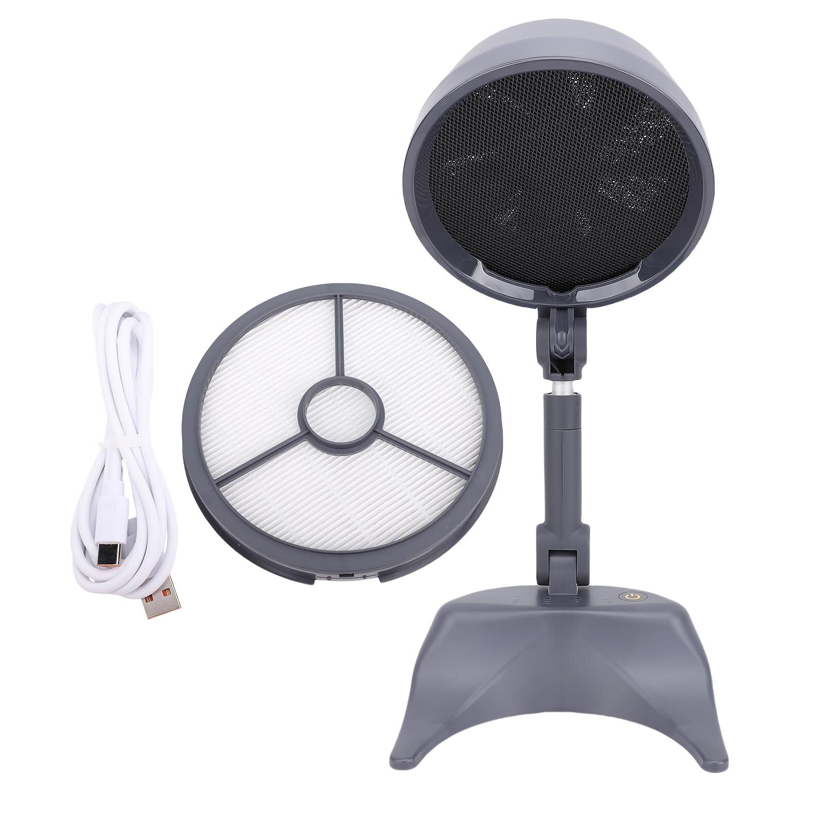 Переносная Вытяжка: 4000 мАч Аккумулятор Тихая Работа Для Кухни - Мощная Очистка Воздуха Настольная Вытяжка For Квартиры И Барбекю