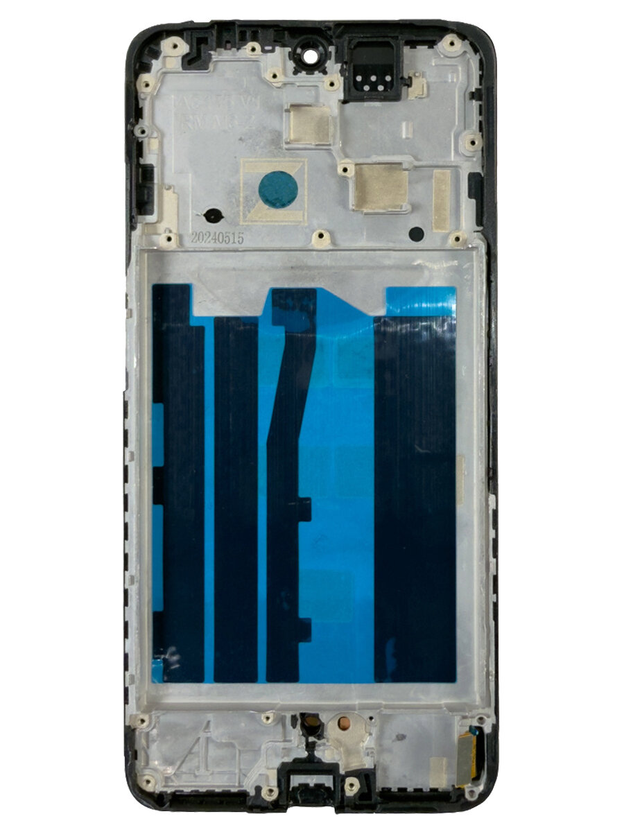 Дисплей для Realme 12 4G (RMX3871) модуль с рамкой и тачскрином (черный) (OLED)