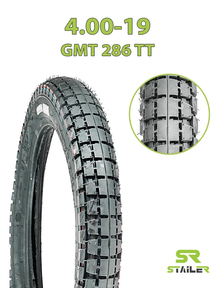 Мотошина для мотоцикла 4.00-19 GMT 286 TT