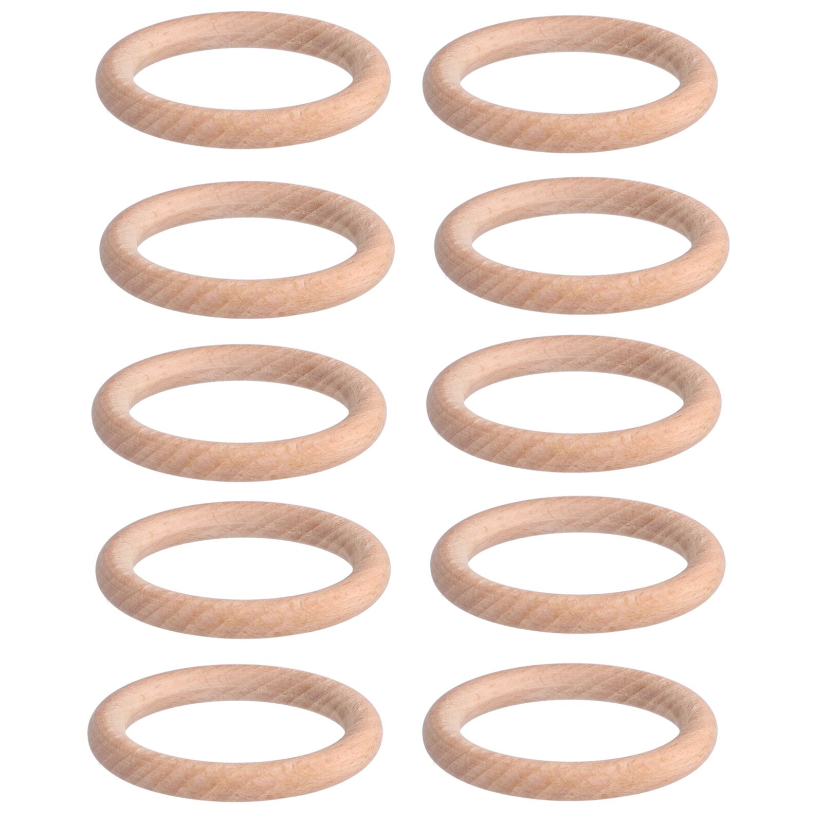 10 шт. деревянные кольца незавершенные круги из натурального дерева «сделай сам» для изготовления ювелирных изделий для прорезывания зубов у детей 5 см