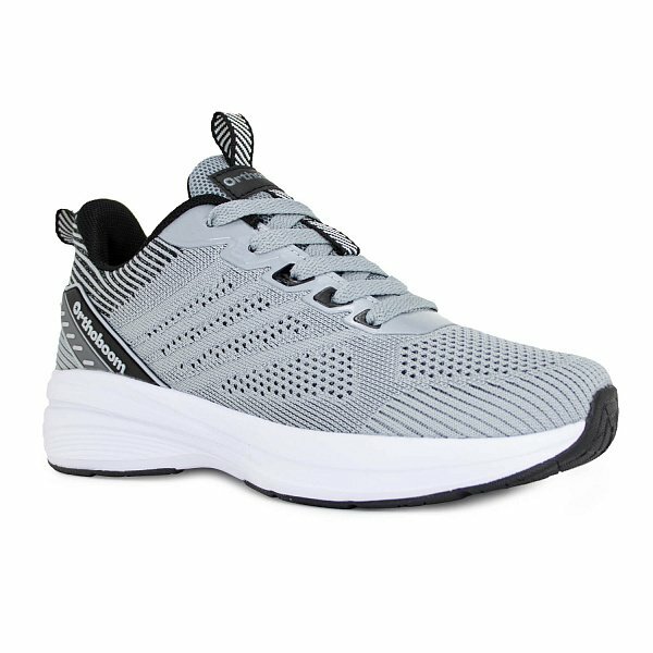 Обувь ортобум ортопедическая (кроссовки) арт.35037-01 серый/черный р.39