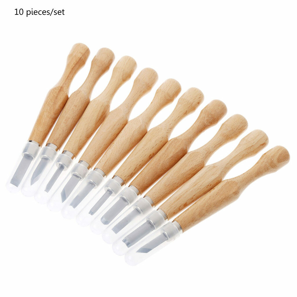 5/6/8/10/12 шт. Набор инструментов для самостоятельной резьбы по дереву, ручные резцы, стамески