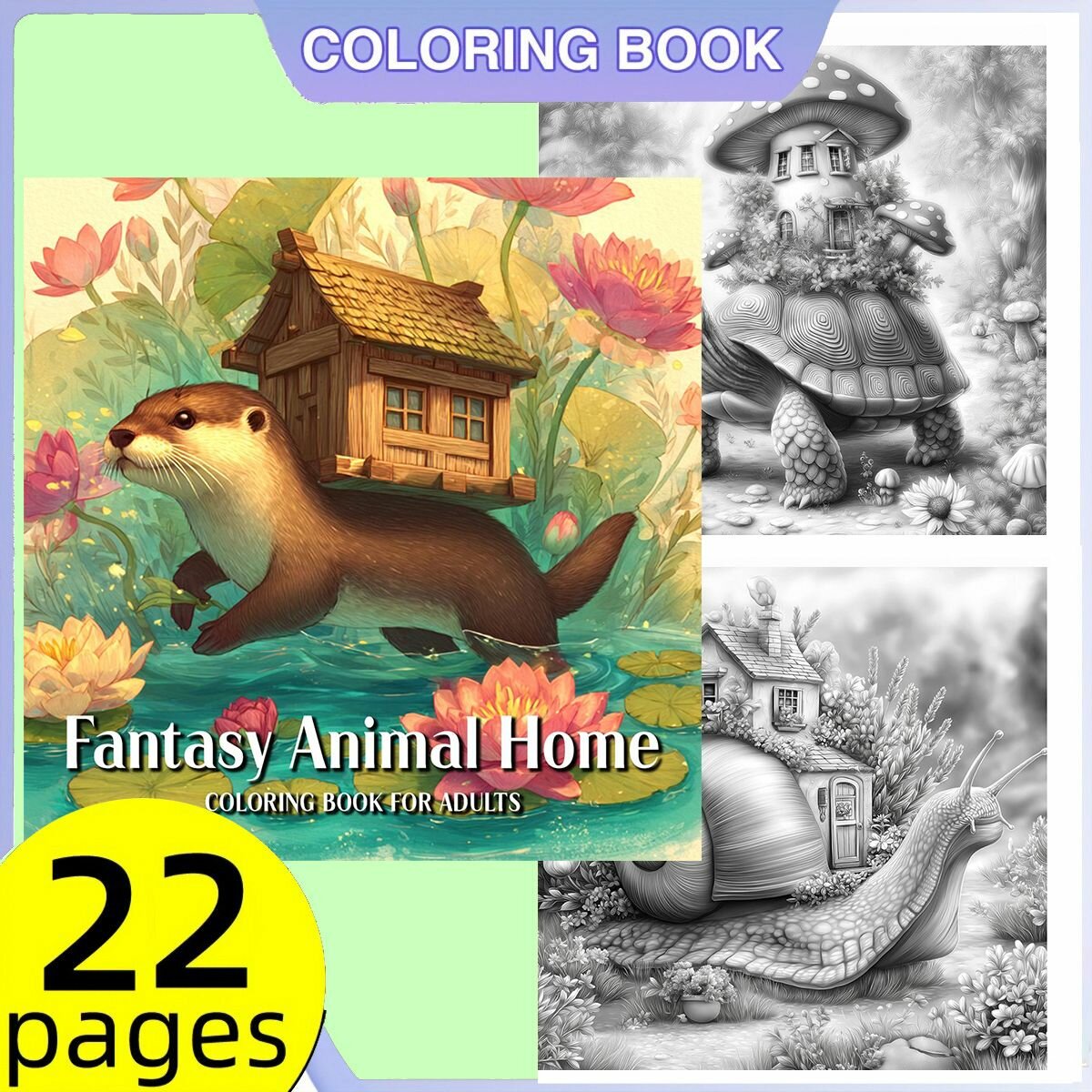 Книга для раскрашивания арт-раскраска для детей и взрослых Творчество, вдохновение и отдых