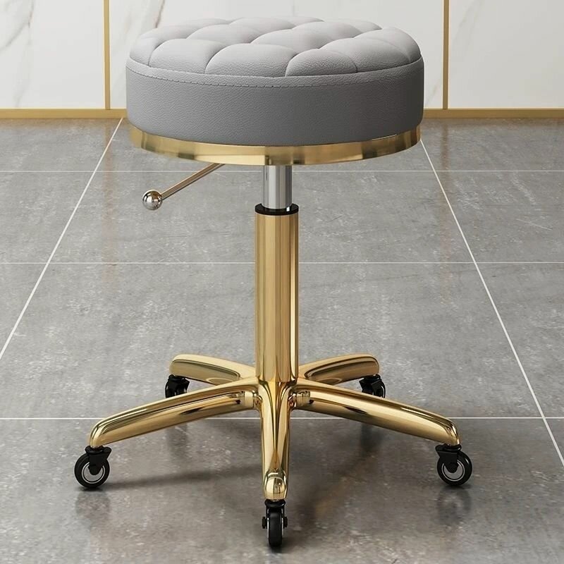 Кресло для салона красоты с возможностью регулировки высоты, бесшумное, диаметром 33 см