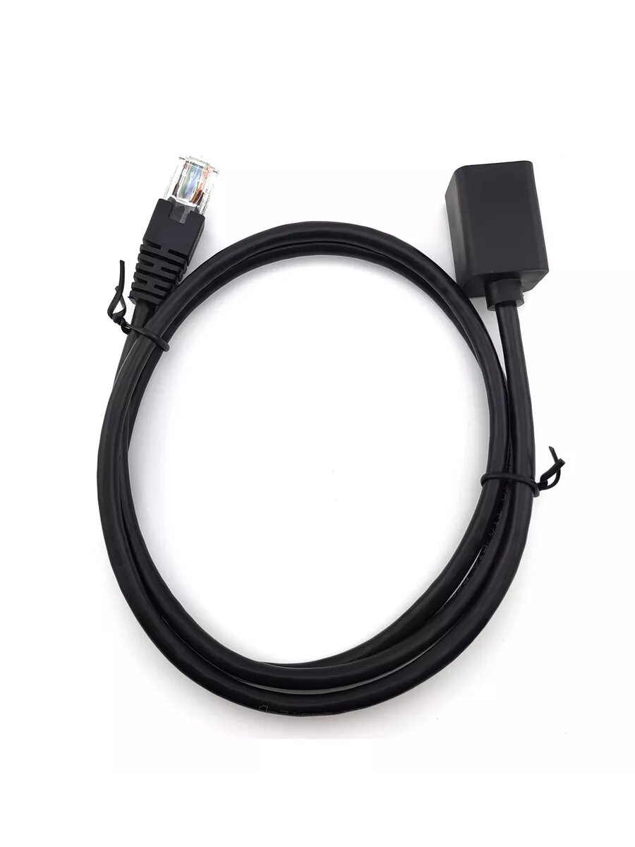 Патч-корд BU-C5EXTND-2M-B UTP cat5E 2м черный