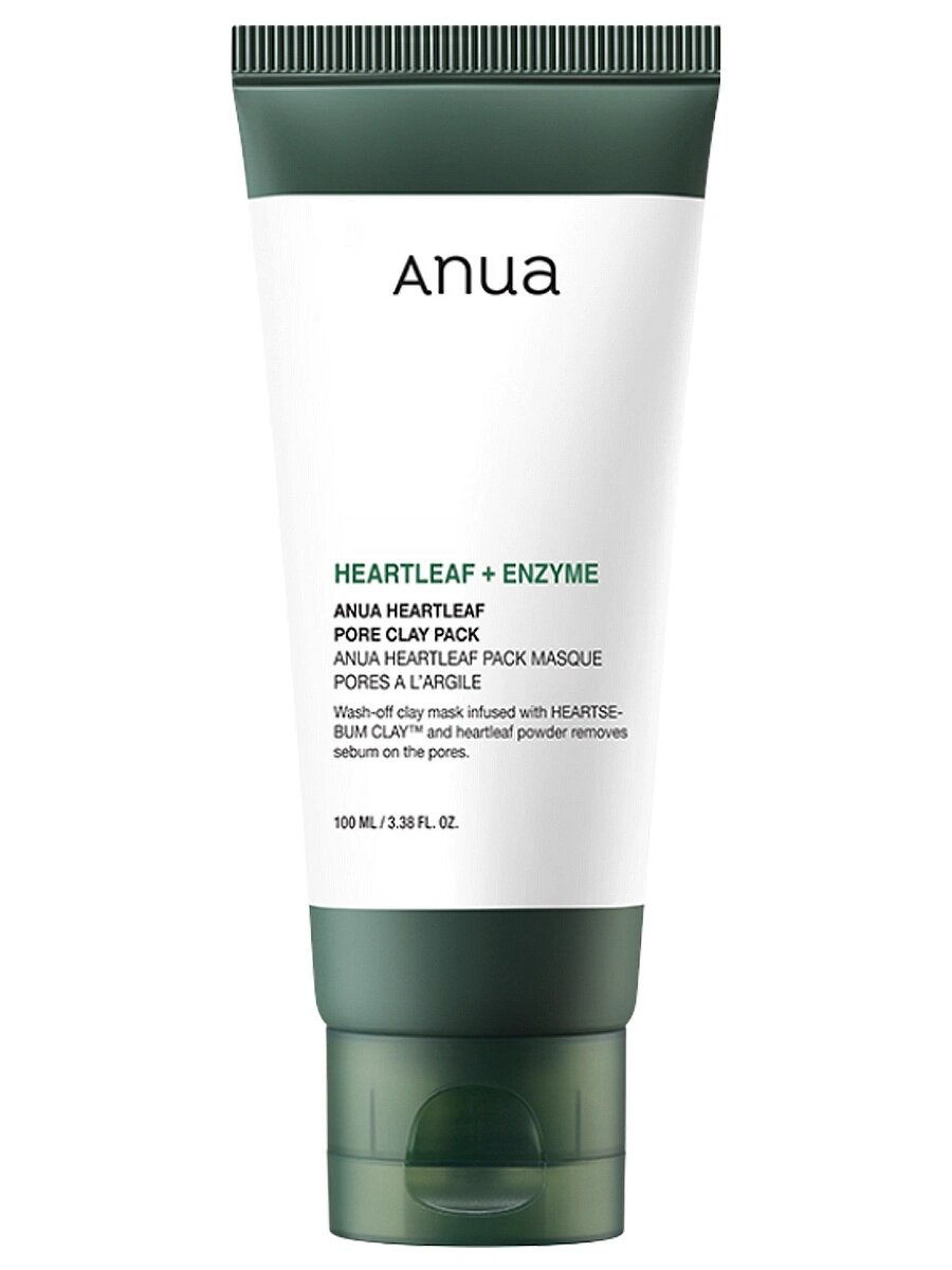 Глиняная маска для очищения пор с экстрактом хауттюйнии Anua Heartleaf Pore Clay Pack 100 мл