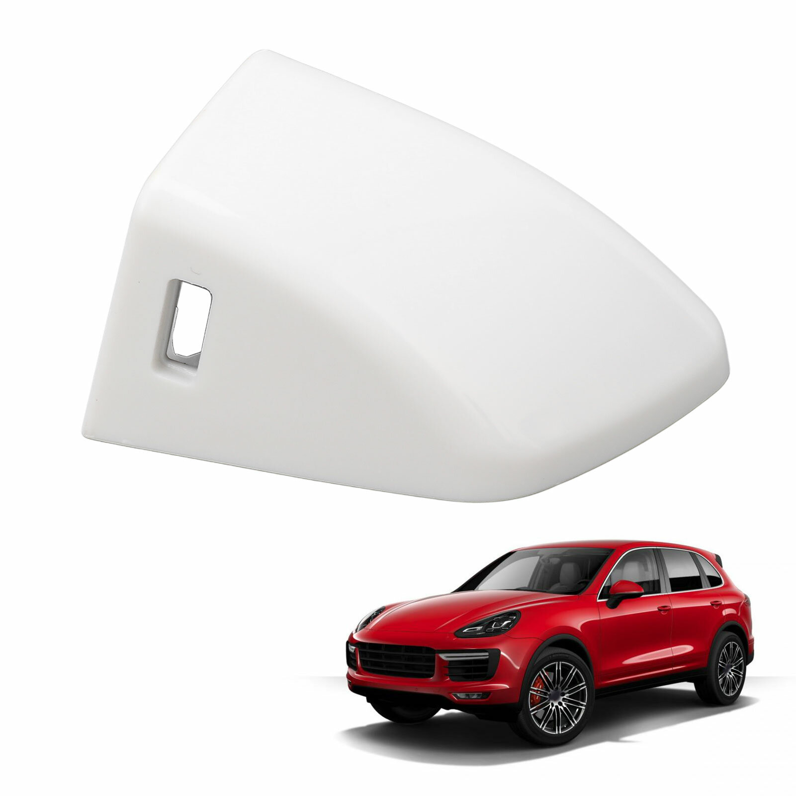 Крышка цилиндра замка левой дверной ручки 95853187900 Крышка замка передней наружной дверной ручки для Cayenne 2011 2018 гг, белая