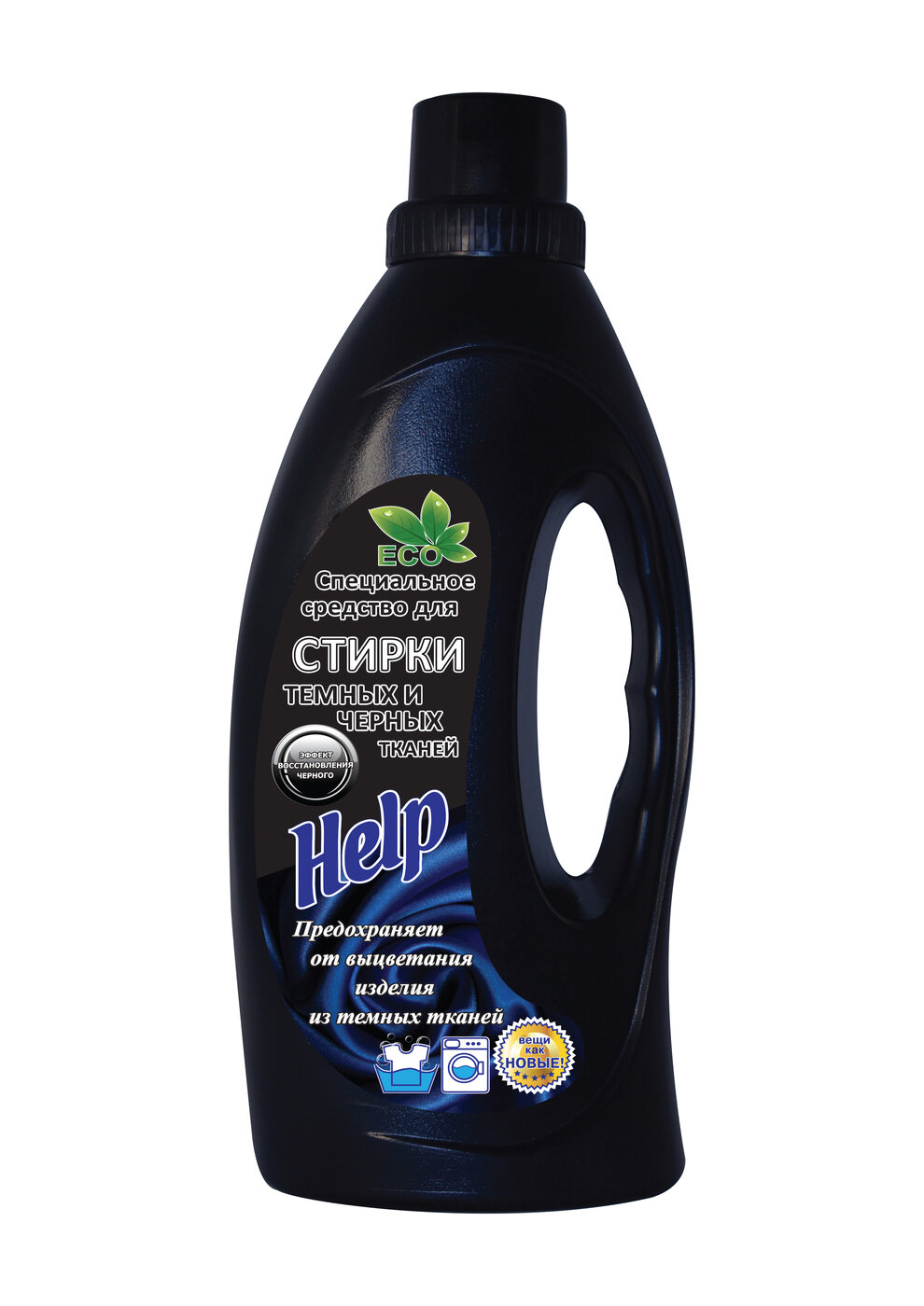 Гель для стирки Help темных и черных тканей 1 л