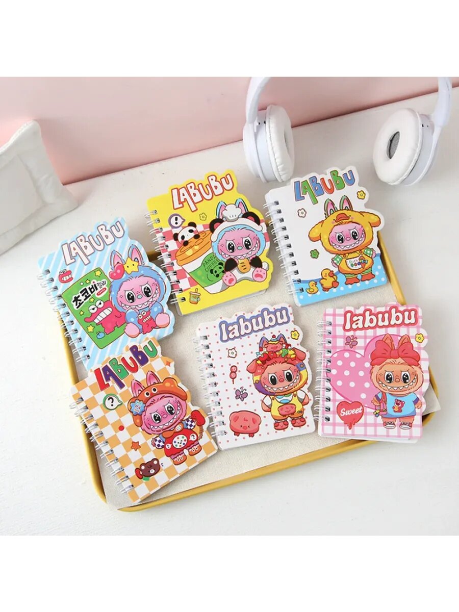 Блокнот А7 Тканевый Особой формы, случайные 4 шт.