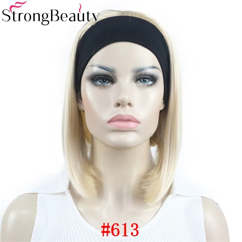 Короткий прямой парик StrongBeauty #613