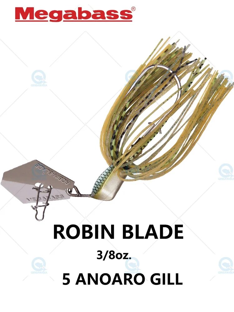 Megabass Robin Blade Chatterbait 3/8oz приманка для ловли окуня 5