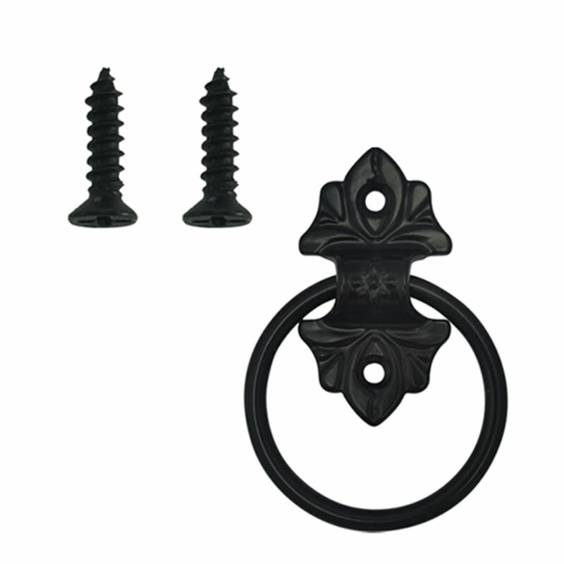 Дверная ручка ретро-комода, черная