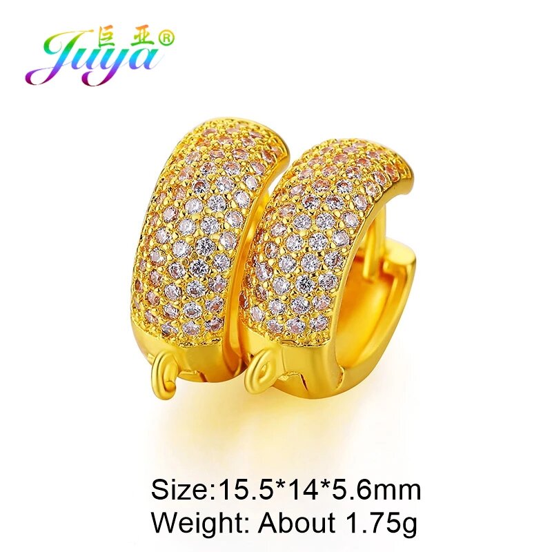 Швензы Juya для сережек 2 Pairs-4 Pieces, Gold