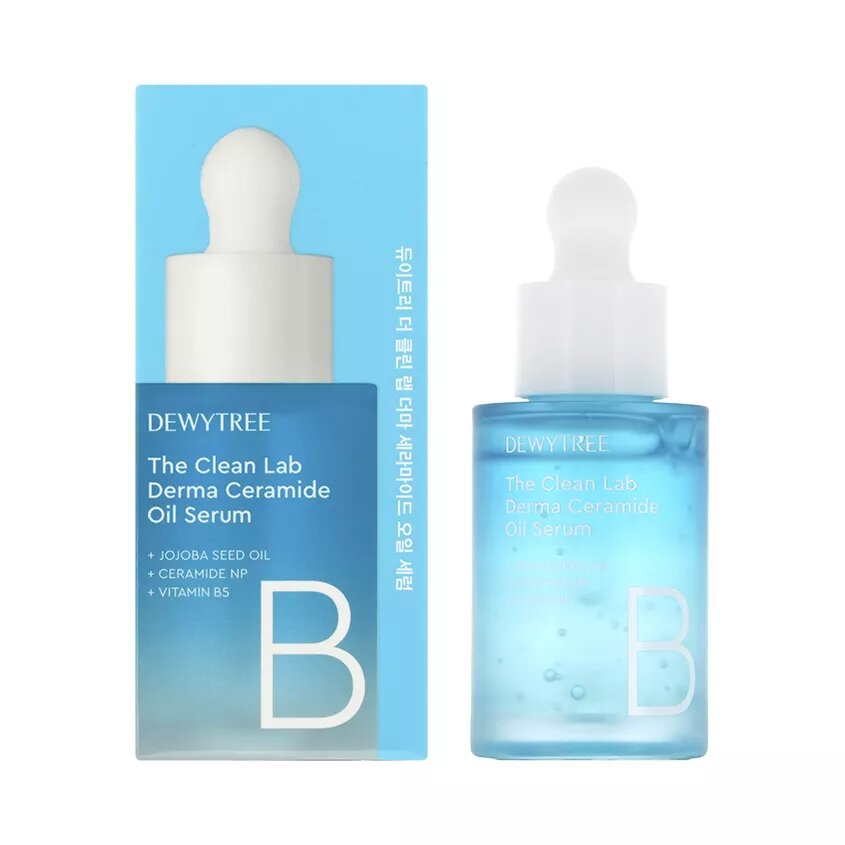 Сыворотка для лица DEWYTREE THE CLEAN LAB, с церамидами, маслом жожоба, 30мл