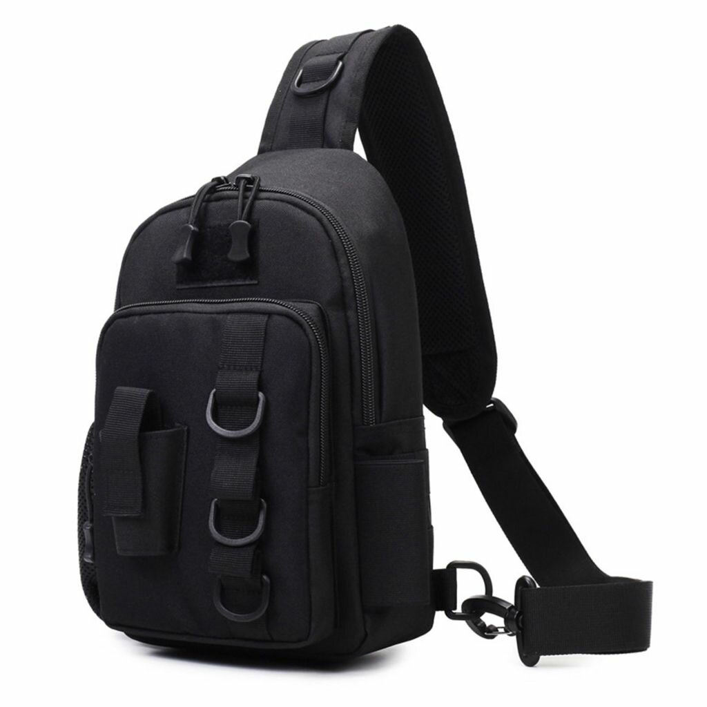 Рыболовная сумка Luya bag на одно плечо-черный