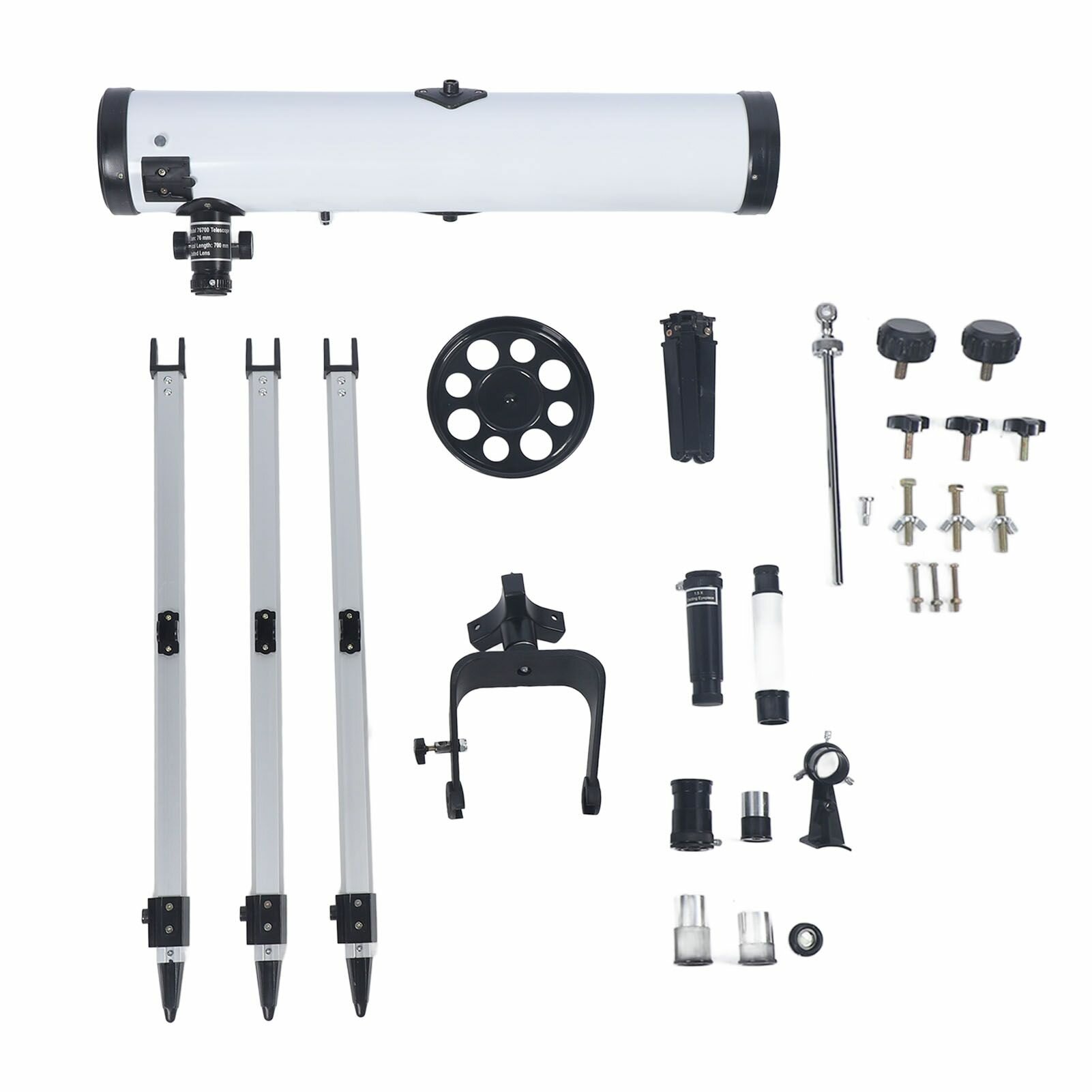 Астрономический рефракторный телескоп Starwatcher 70076 Рефлекторный телескоп Starwatcher с регулируемым штативом, большая апертура 114 мм, фокусное расстояние 400 мм