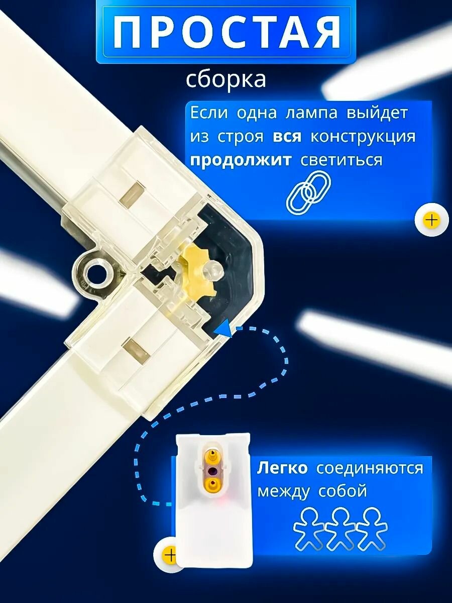 Светодиодная модульная (прямоугольная) лампа мощностью 360 Вт