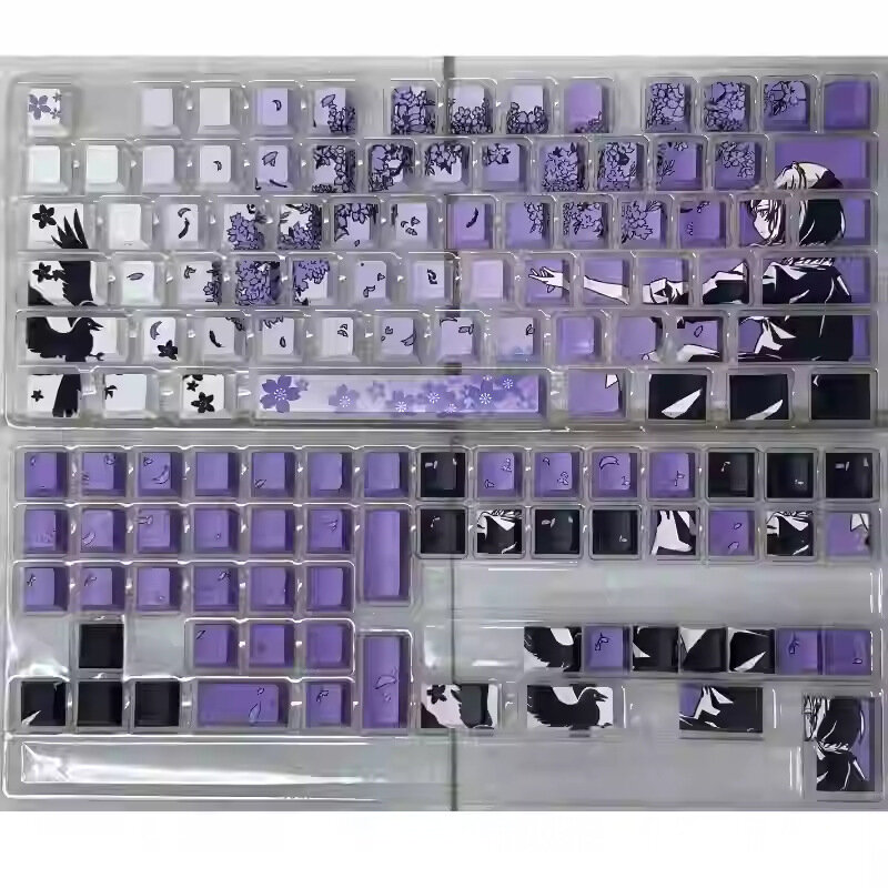 Wooting60 клавиатура с гравировкой по бокам, оригинальная полупрозрачная пятисторонняя сублимационная клавиатура для
