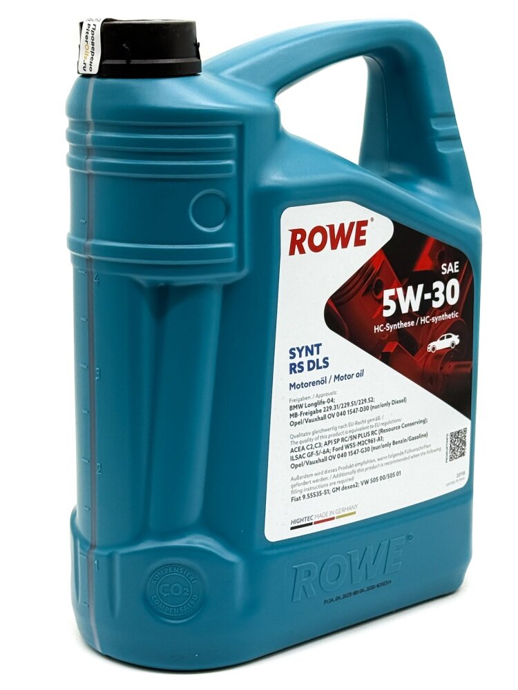 Rowe HIGHTEC SYNT RS DLS 5W-30 (5л) 20118005099
