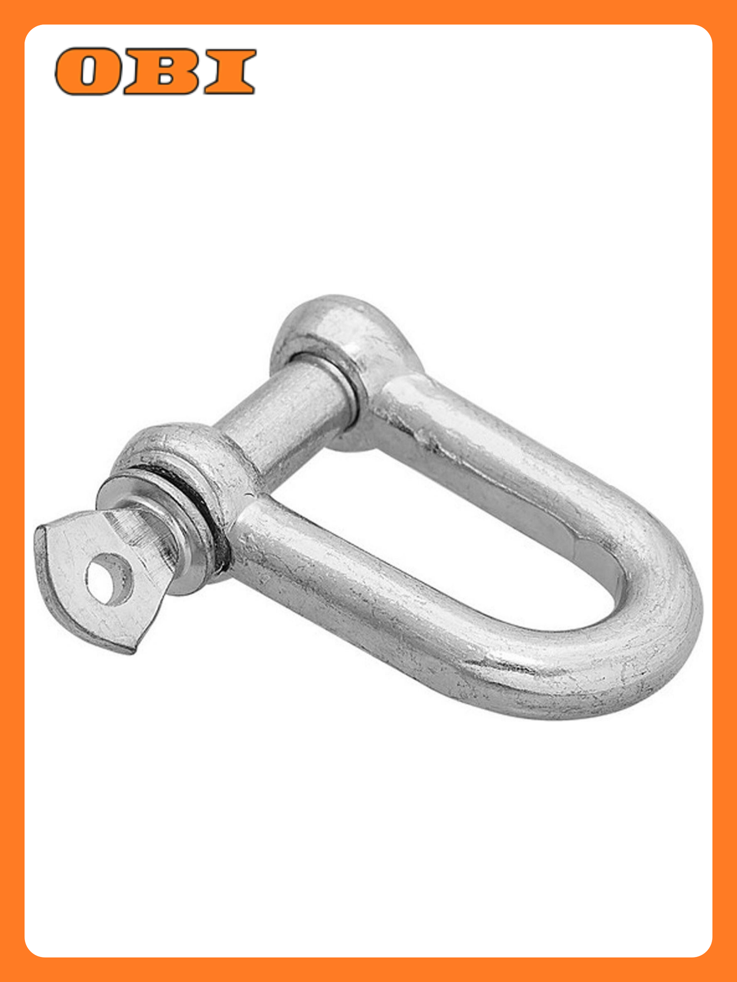 Такелажная скоба сталь 6 мм кольцо 2 шт