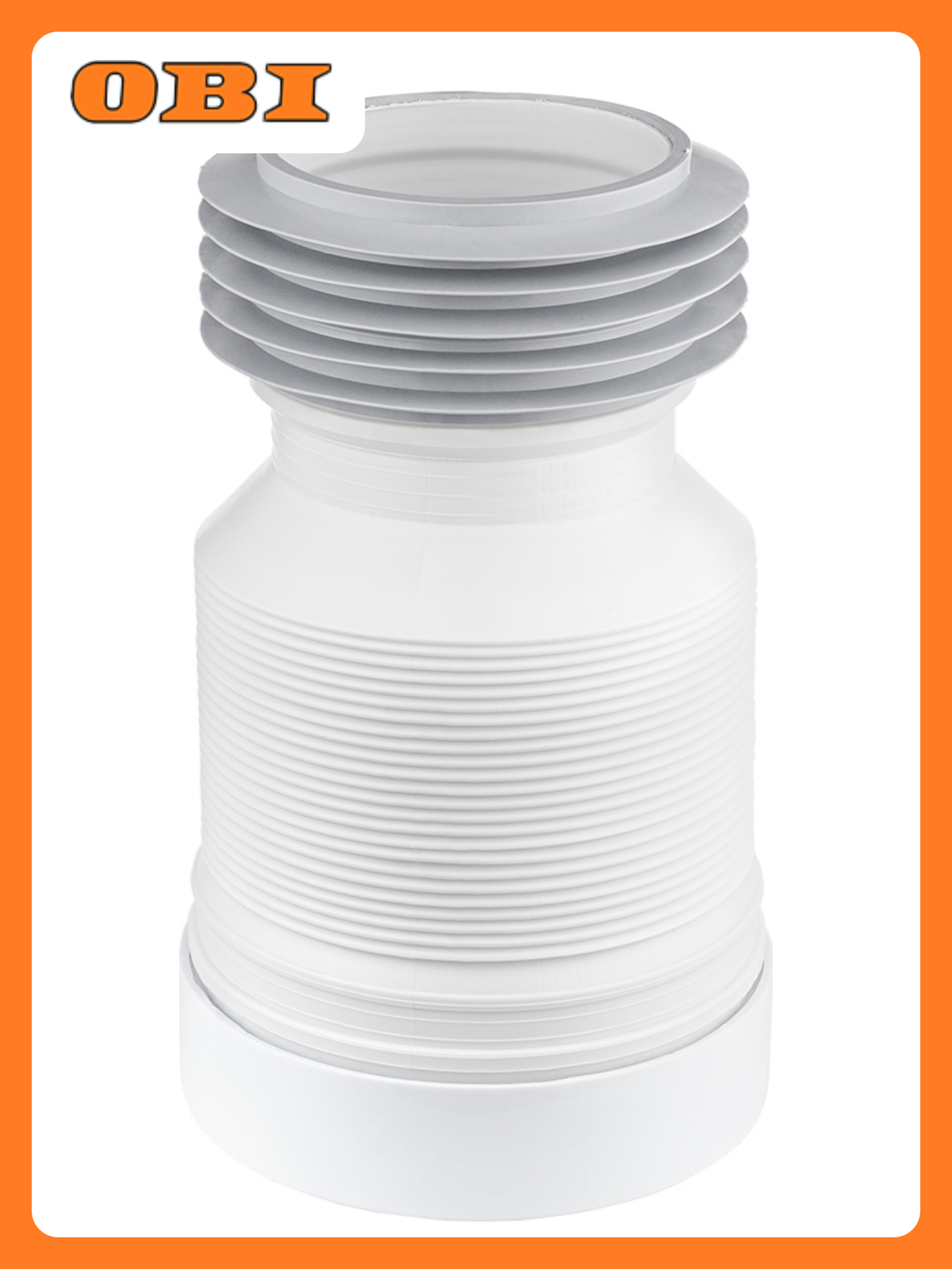 Удлинитель для унитаза Masterprof, армированный, ПВХ, полипропилен, 560 мм