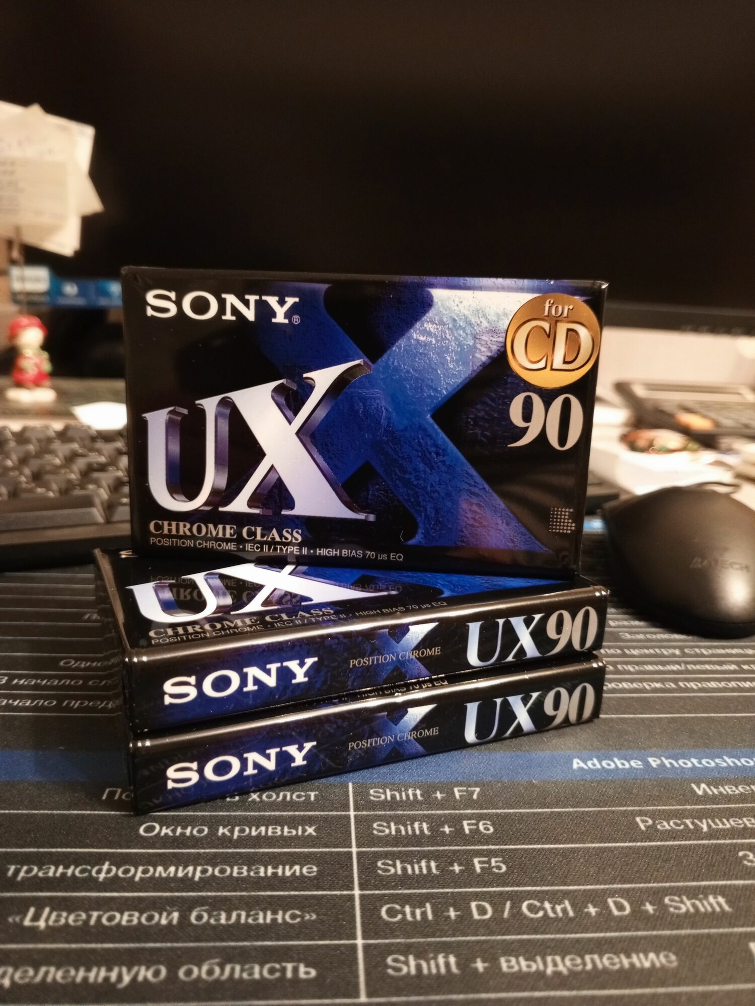 Аудиокассета Sony UX90 chrom , 1 шт (90 мин)