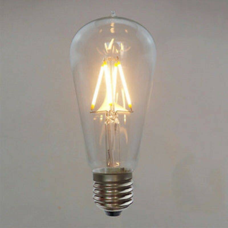 Светильник vintage iron edison pendant light industrial loft bar led chandelier, регулируемый, лампочка 220в