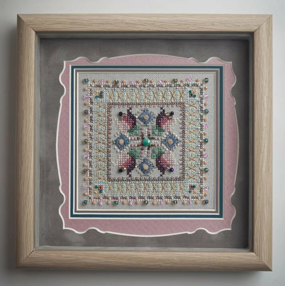 I.MAKE Мини гобеленовая вышивка Сад 3: тюльпаны и солнечный свет, вышивка крестом