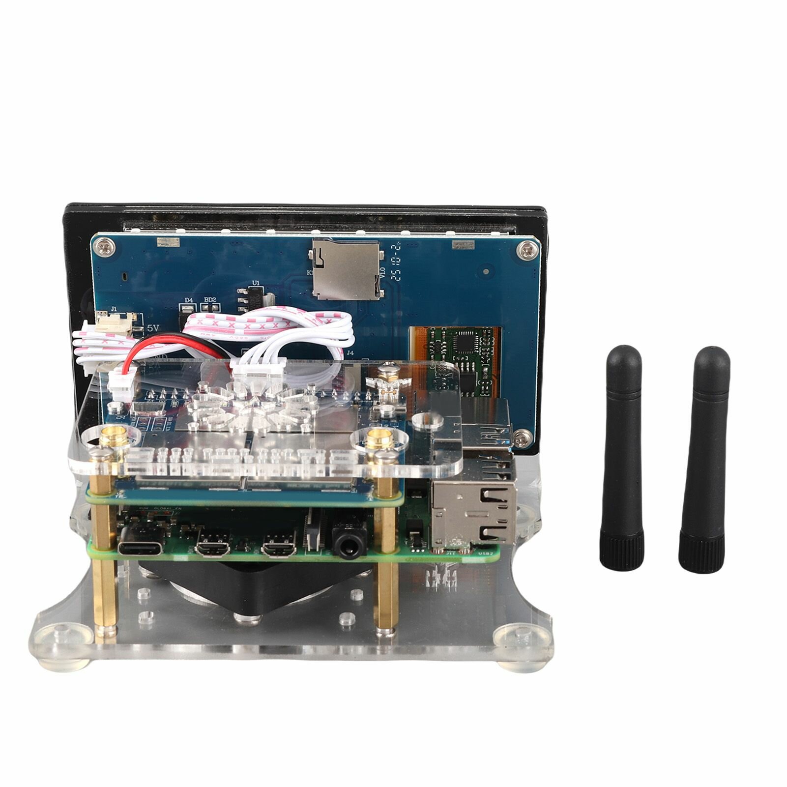 Плата MMDVM точка доступа, цифровой голосовой модем, 3,5" экран, порты WLAN/Ethernet, однодуплекс