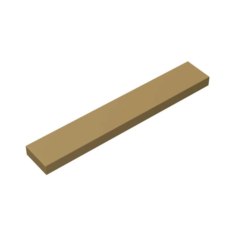 Конструктор MOC 1x6, бежевый (138-dark tan), 10 шт.