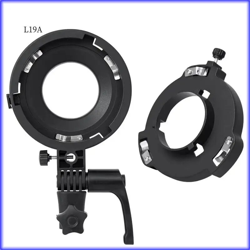 L19-Профессиональный набор быстрых адаптеров Mini для крепления Bowens для софтбокса YONGNUO YN150, IFOOTAGE 60/130, NANLITE Forza 60, MB01