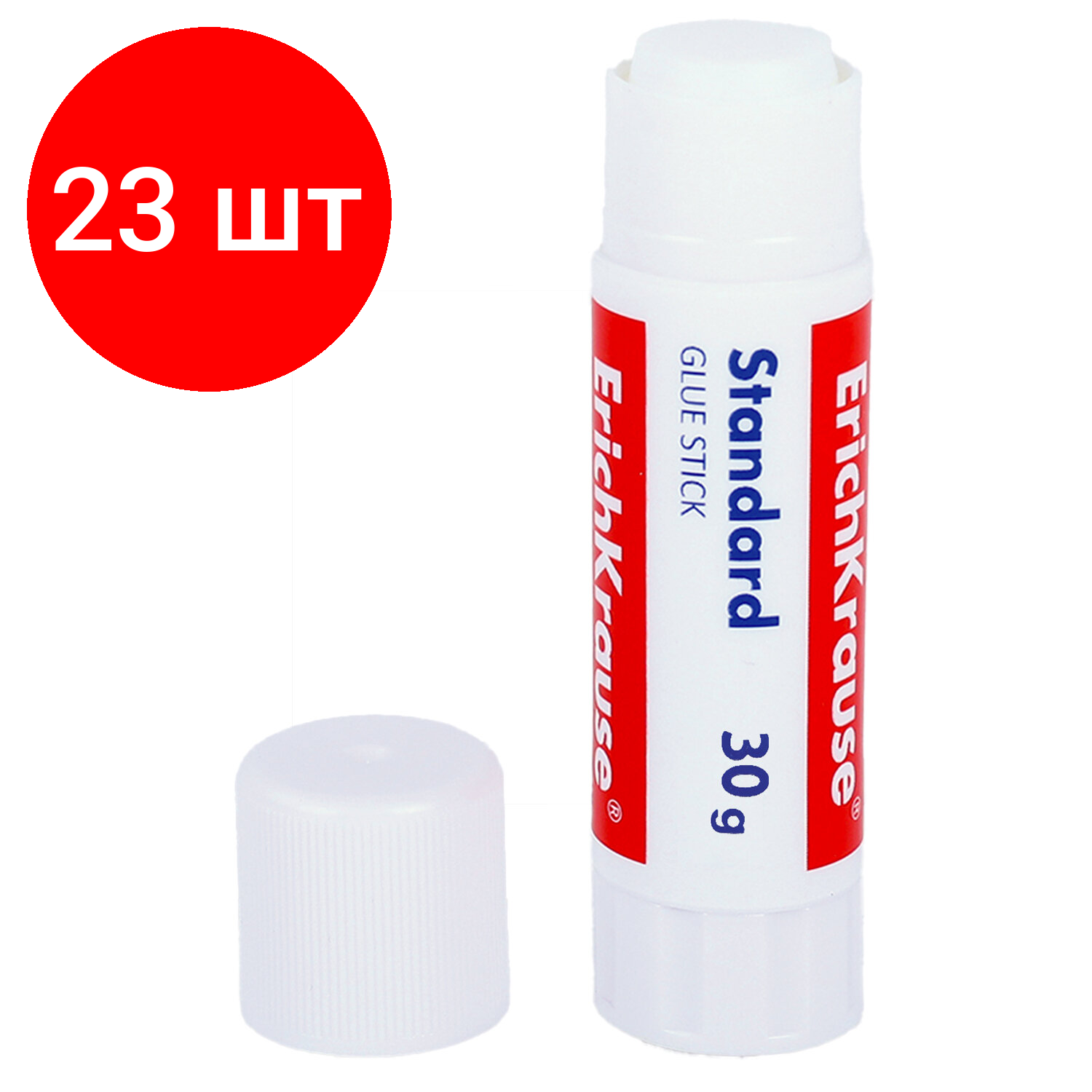 Комплект 23 шт, Клей-карандаш ERICH KRAUSE EasyStick, 30 г, 48033