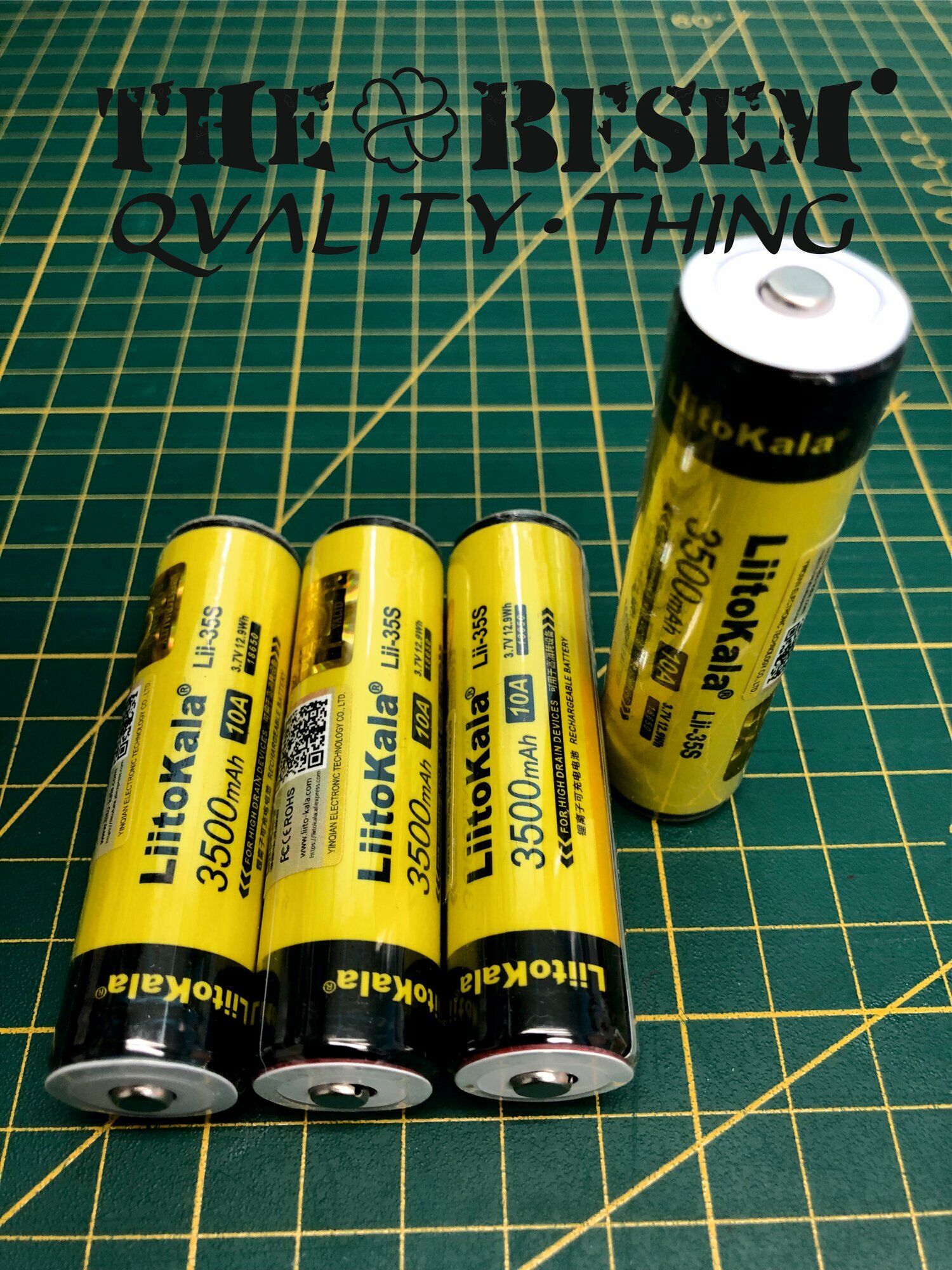 Аккумулятор Liitokala Lii-35S 3.7V 3500 mAh с платой защиты( комплект-4 шт.)