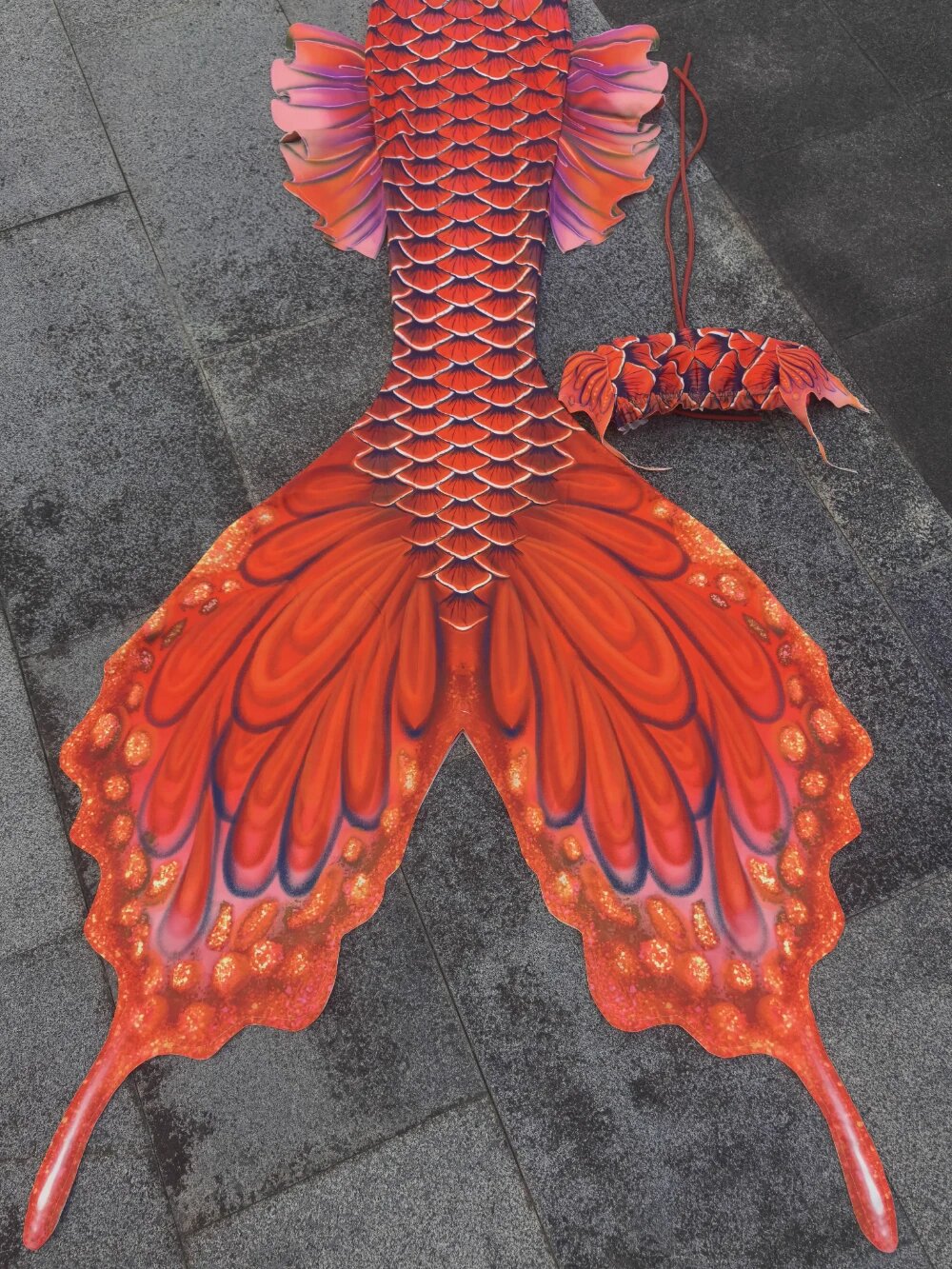 Женский хвост русалки XinTX полиэстер+спандекс