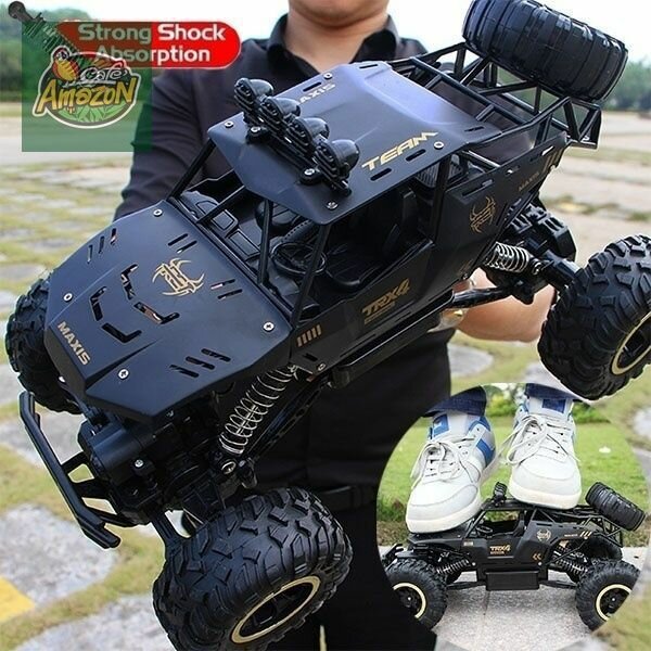 1:16 высокоскоростной внедорожный грузовик с дистанционным управлением 4wd, радиоуправляемая электронная рок-гусеничная машина