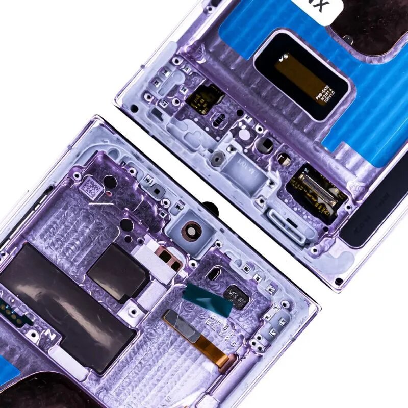 Дисплей 6.78" OLED для Samsung Galaxy S23 Ultra SM-S918B в сборе с тачскрином и рамкой (Черный) + инструменты + стекло — фото 1