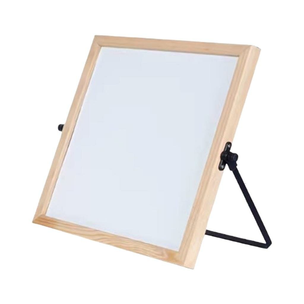 Двусторонняя магнитная доска с деревянной рамой, S